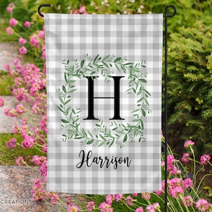 Monogrammed Flags - Etsy