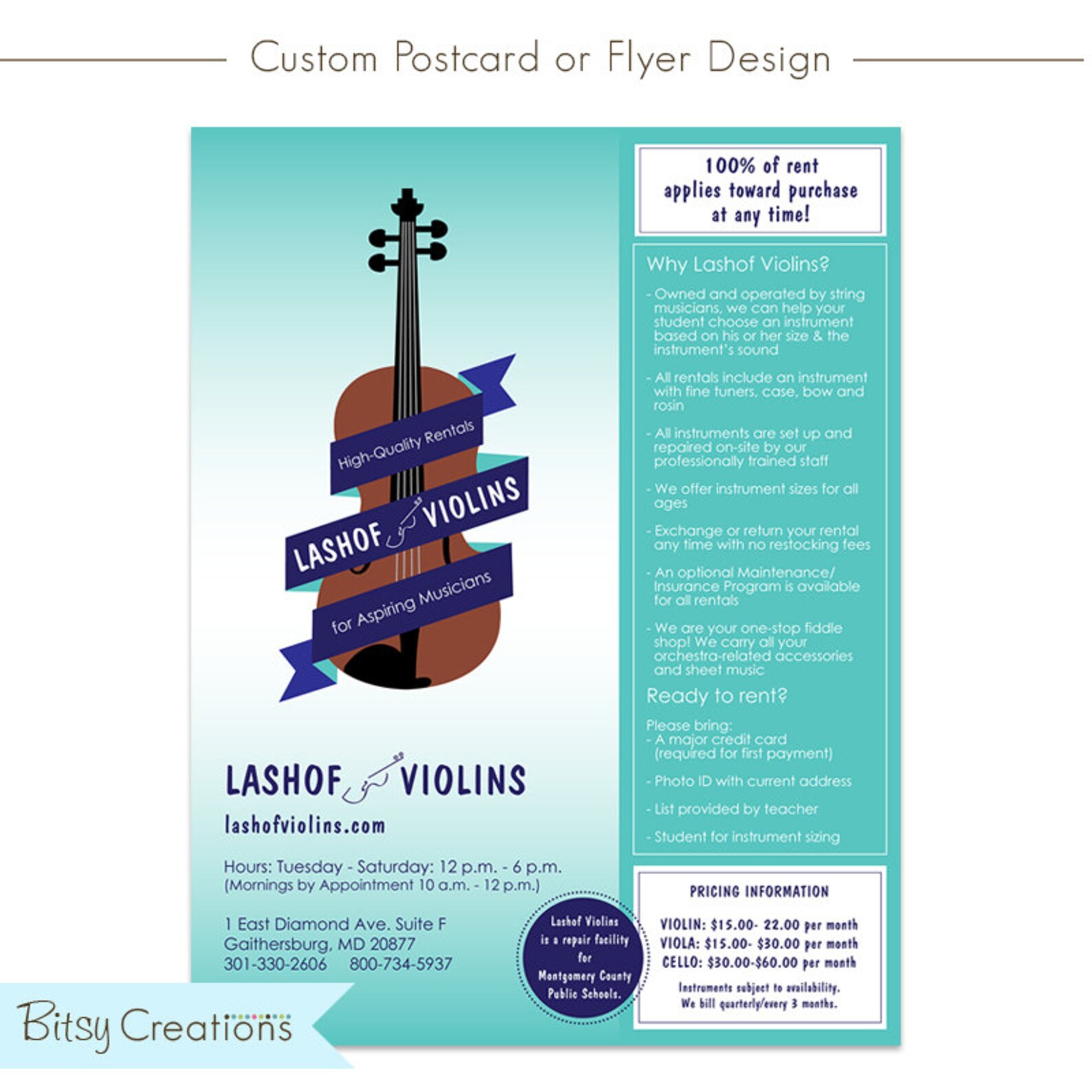 Custom Postcard Design Designed for Your Business | Etsy