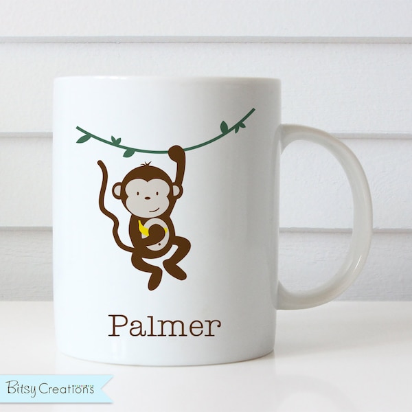 Monkey Mug - Etsy