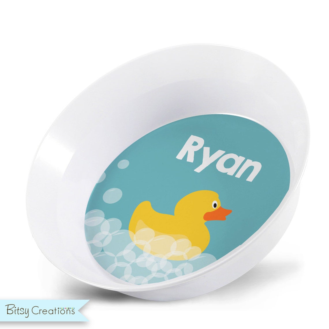 Rubber Ducky Plate Child's Plate Rubber Duck Melamine - Etsy