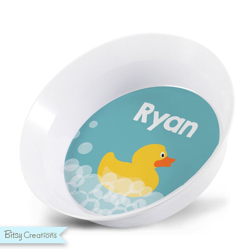 Rubber Ducky Plate Child's Plate Rubber Duck Melamine - Etsy