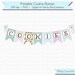 PRINTABLE Cookie Banner by Bitsycreations Instant Download - Etsy