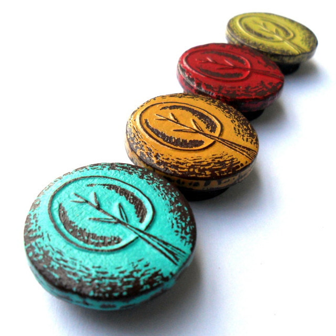 Retro Tree Magnet Set Refrigerator Magnets Co-worker Gift | Etsy