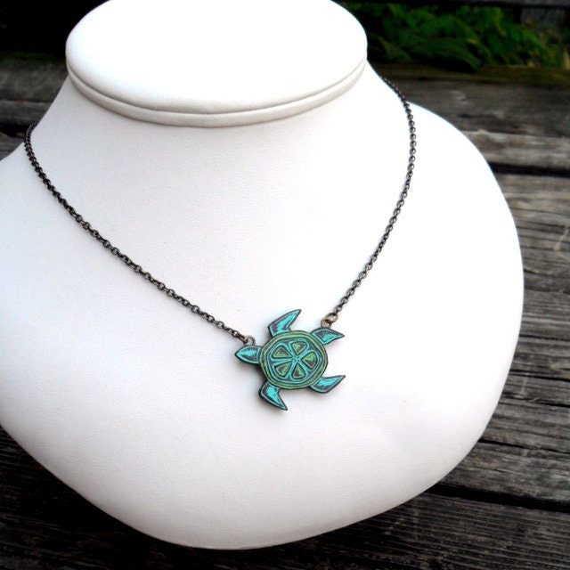 Sea Turtle Necklace Sea Turtle Jewelry Animal Jewelry Sea | Etsy