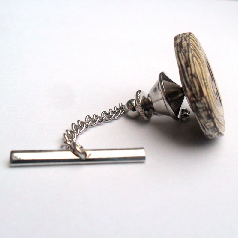 Personalized Tie Tack Custom Tie Tack Carved Initials Faux - Etsy Denmark