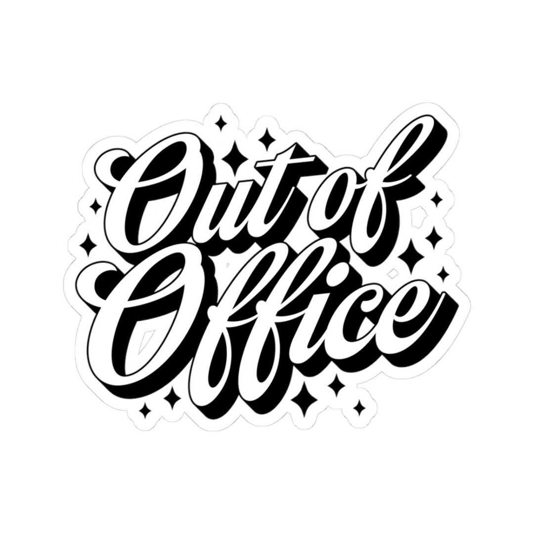 Out of Office Sticker - Etsy