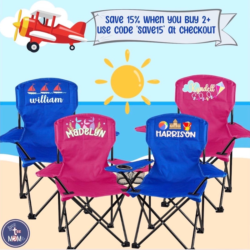 Customized Beach Chair Kids - Etsy