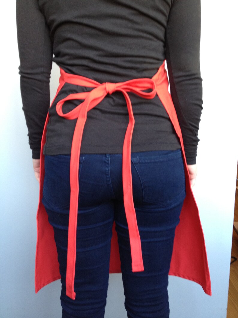 P is for Pierogi Red Bib Apron - Etsy