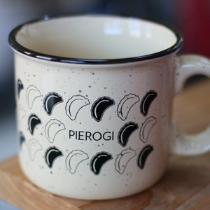 PIEROGI Ceramic Coffee Mug 14 Oz. - Etsy