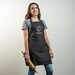 P is for Pierogi Red Bib Apron - Etsy