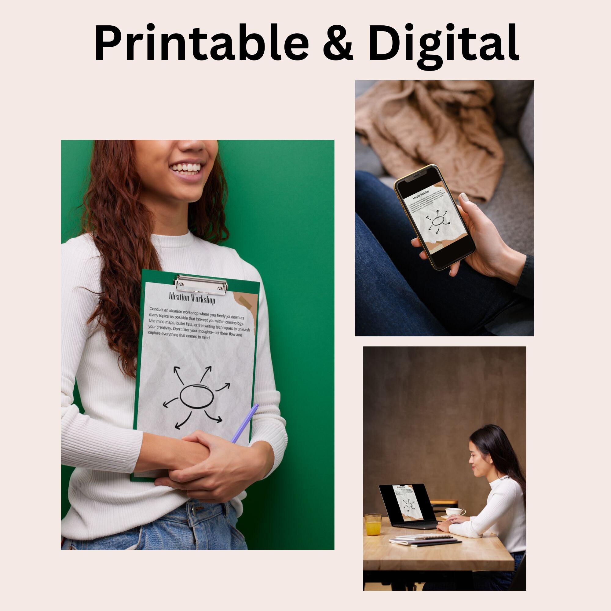 Dissertation Topic Guide - Printable & Digital Dissertation Planning ...