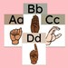 Neutral Boho ASL Alphabet and Number Posters Set - American Sign ...