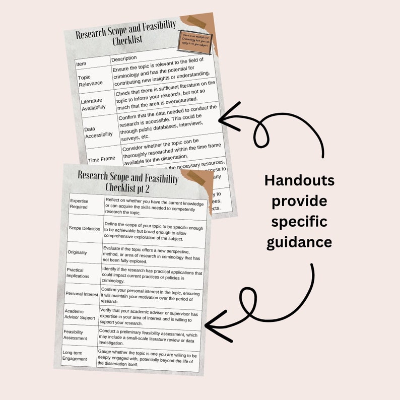Dissertation Topic Guide - Printable & Digital Dissertation Planning ...
