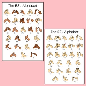 Comprehensive BSL Alphabet Flashcards - Printable & Interactive ...