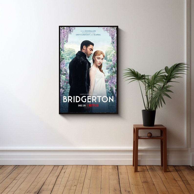 Bridgerton Season 1 Movie Poster Wall Art Classic Film Poster Canvas