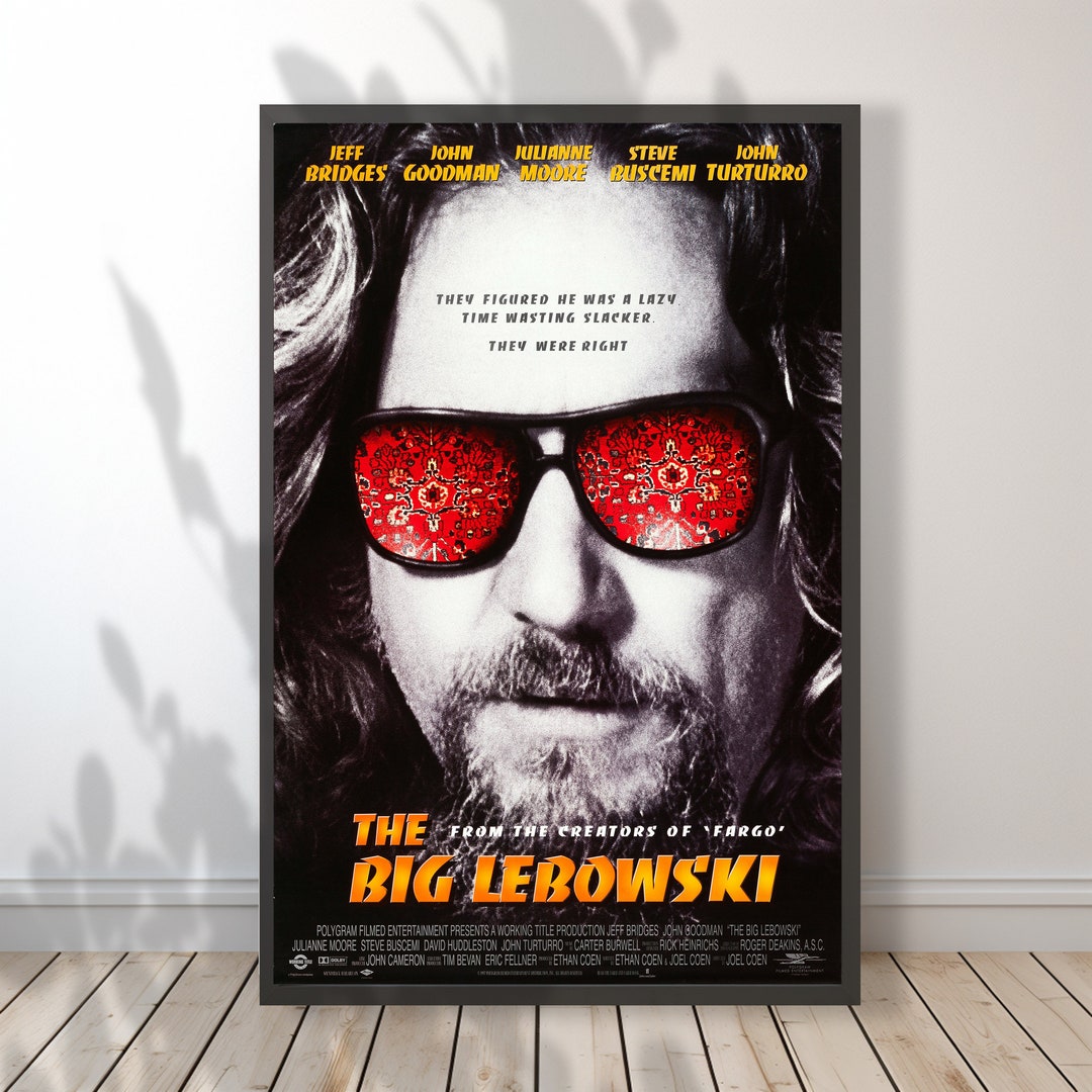 The Big Lebowski Movie Poster-wall Art-classic Film Poster-canvas Print ...