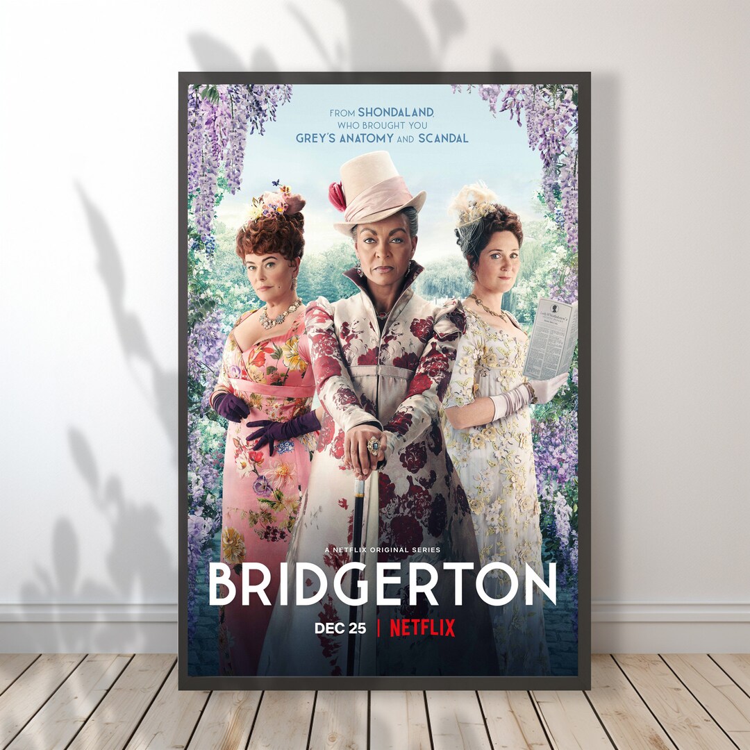 Bridgerton Season 1 Movie Poster-wall Art-classic Film Poster-canvas ...