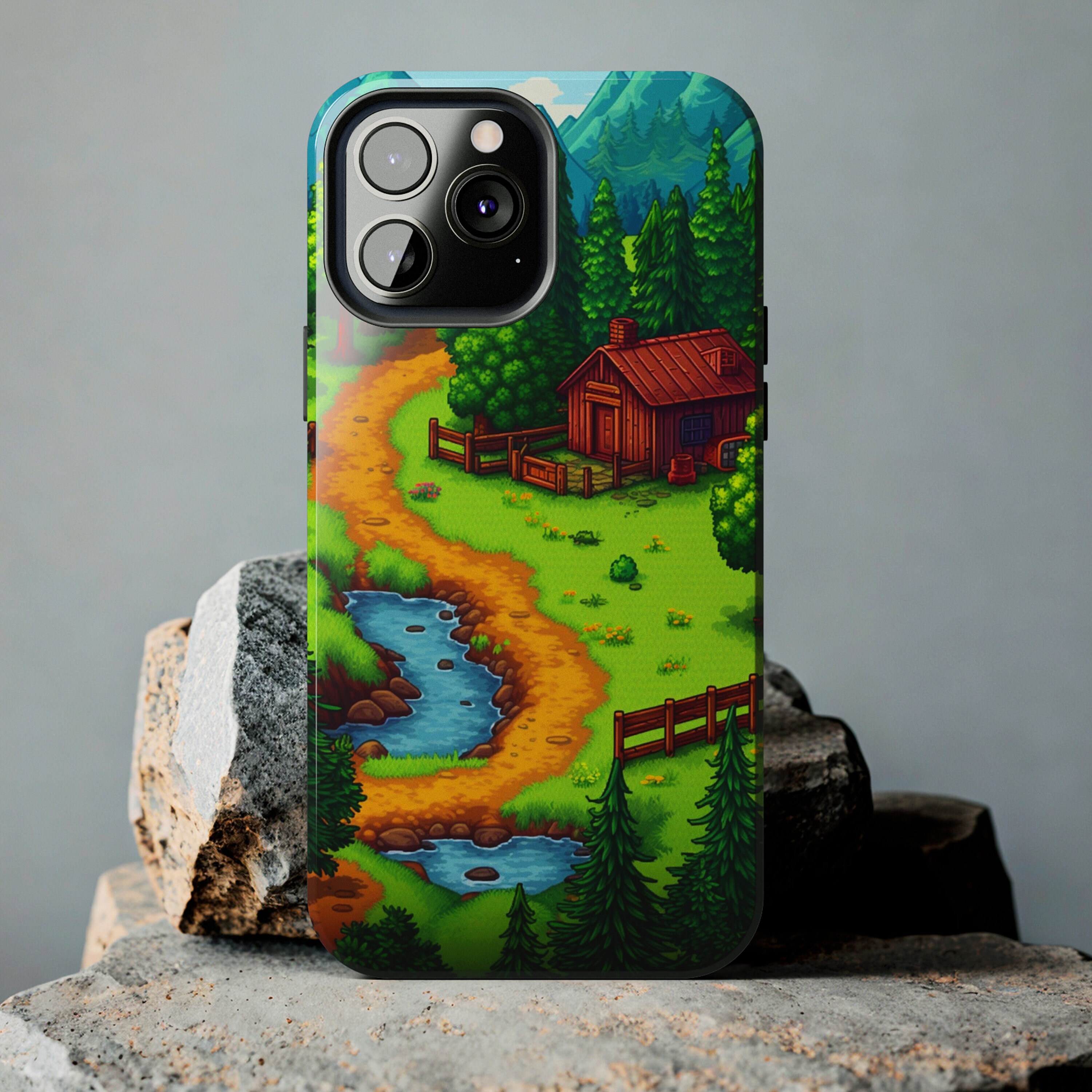 Stardew Valley Pixels Game Phone Cases Vintage Tough Phone Case for ...