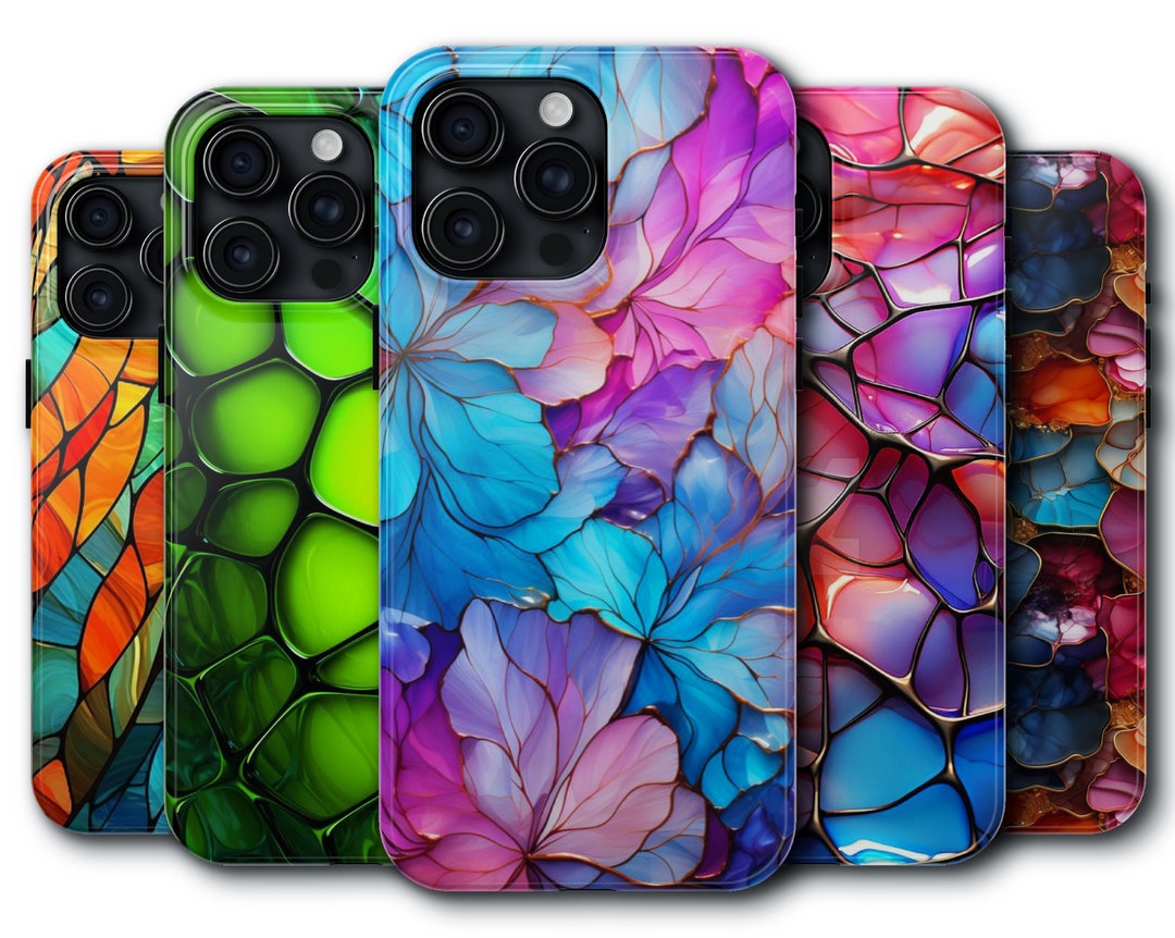 Aesthetic Magical Color Pattern Phone Case Vintage Dynamic Phone Case ...