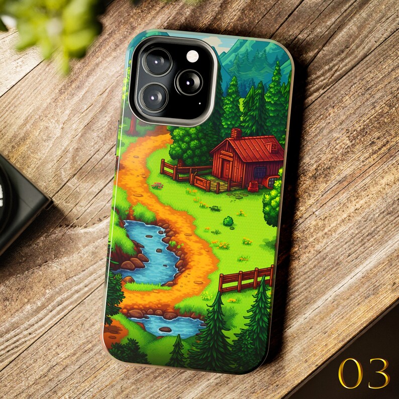 Stardew Valley Pixels Game Phone Cases Vintage Tough Phone Case for ...