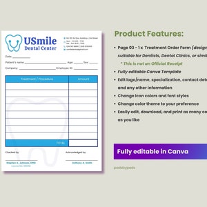 Editable Prescription Pad | Editable Medical Certificate | Rx | Canva ...