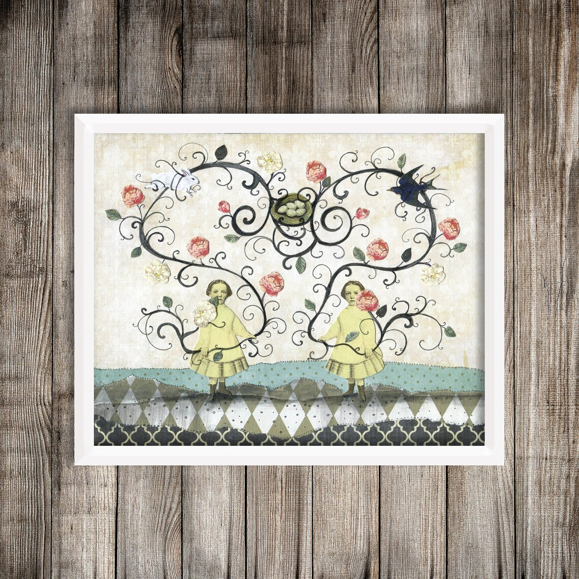 Girl Wall Art Print Printable Artwork Instant Download - Etsy