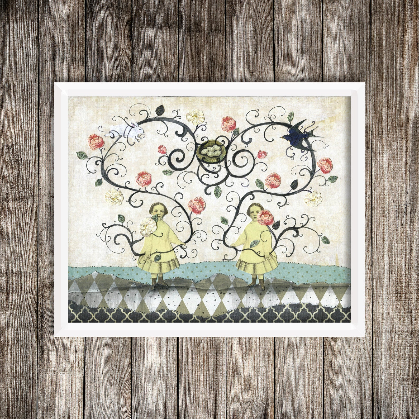 Girl Wall Art Print Printable Artwork Instant Download - Etsy