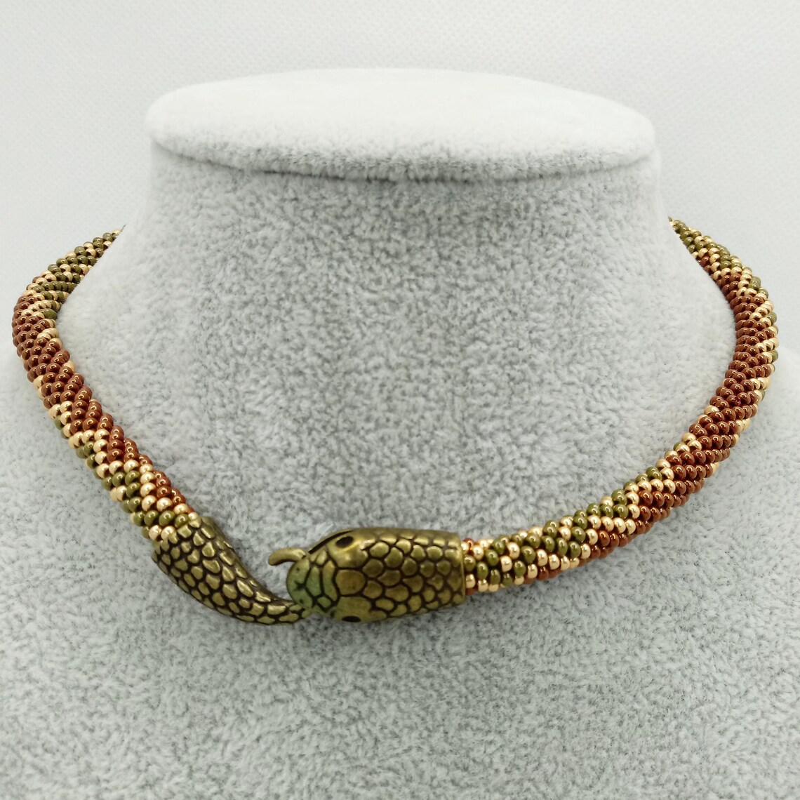DIY Beaded Crochet Snake Necklace Kit for Adults, Jewelry Making Craft ...