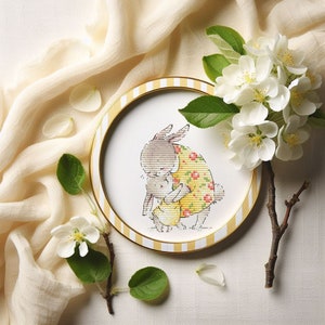 Family Love in Stitches: Mum and Daughter Cross Stitch Pattern - PDF ...