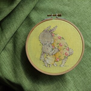 Family Love in Stitches: Mum and Daughter Cross Stitch Pattern - PDF ...