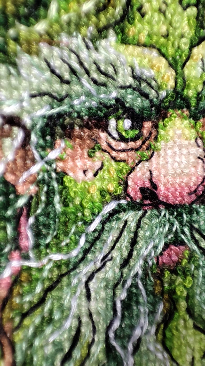 Swamp Man Cross Stitch Pattern: Ukrainian Mythology Embroidery (digital ...