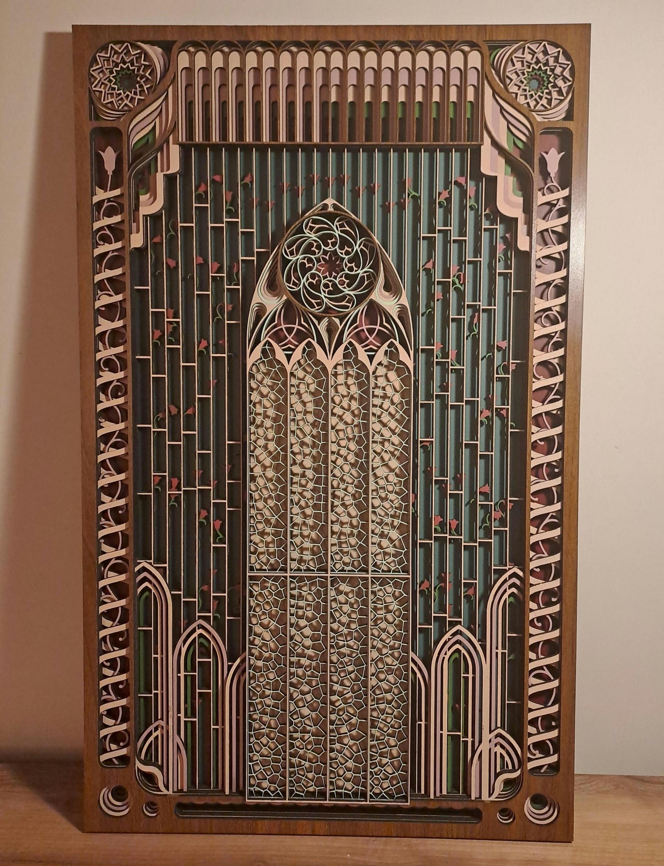 Wood Wall Art, Multi Layer, Wooden Wallart, Original House Gift, 3D ...