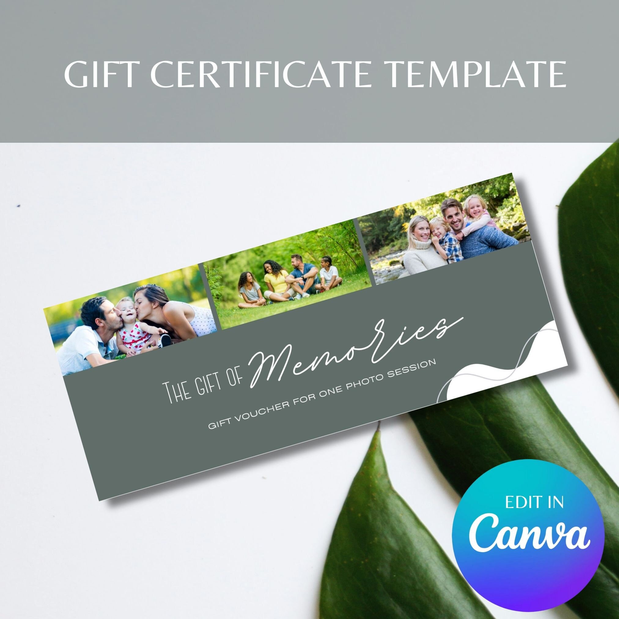 Editable and Printable Canva Gift Voucher Template for Photographers ...