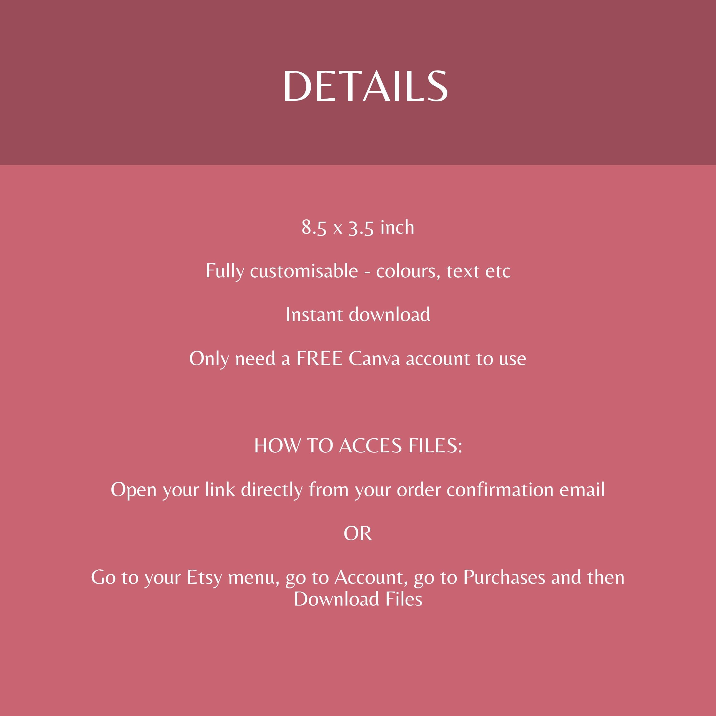 Editable and Printable Canva Gift Voucher Template INSTANT DOWNLOAD - Etsy