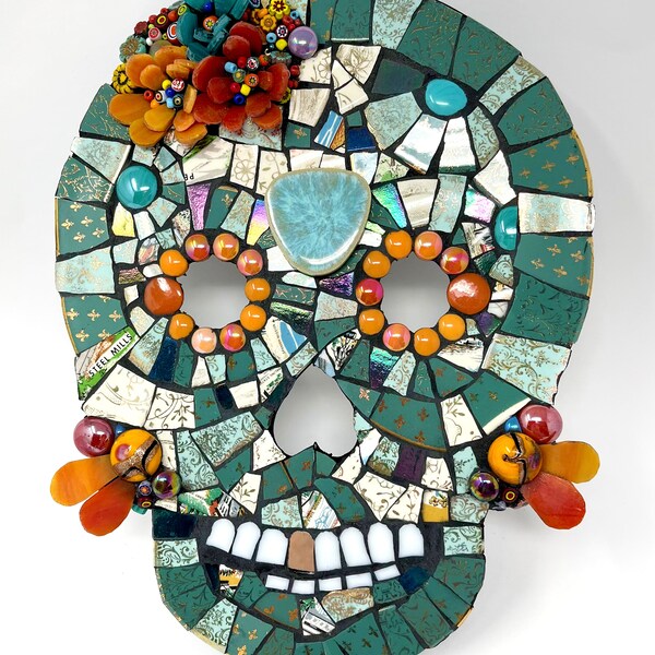 Sugar Skull Mosaic - Etsy