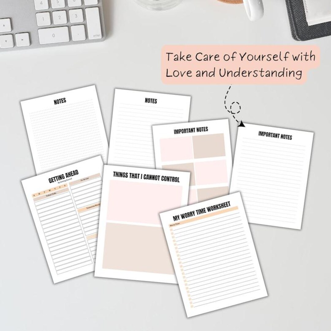 Journal/self Help and Controll Activity Book/ Download Pdf/ Everything ...