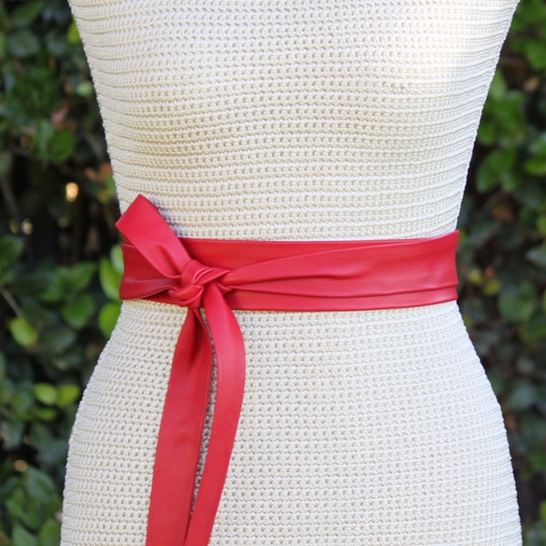 Red Belt - Etsy
