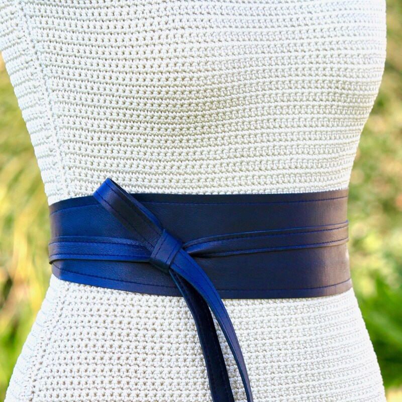 Wide Fabric Belt - Etsy