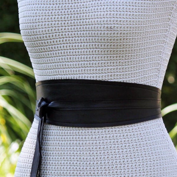 Wide Fabric Belt - Etsy