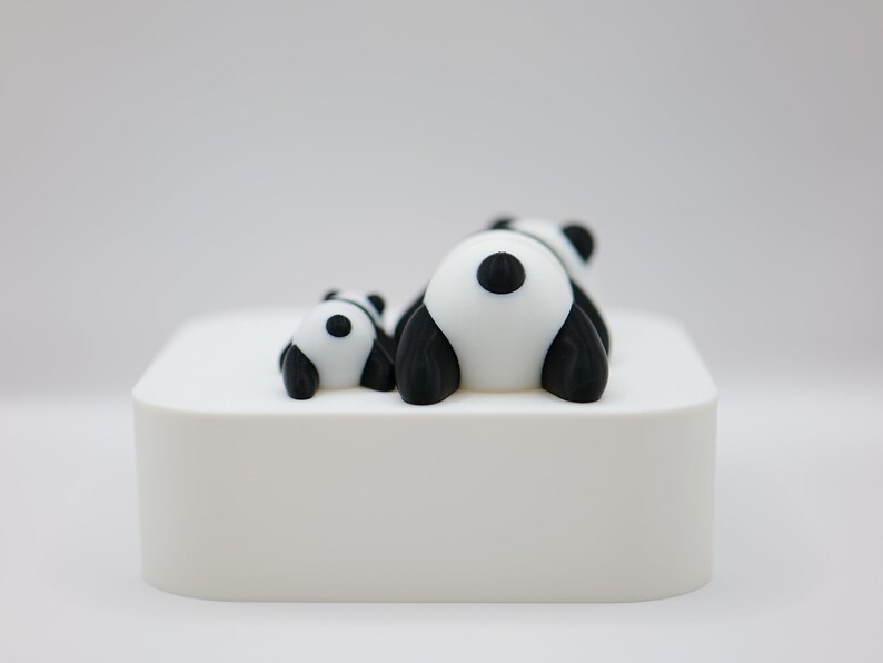 Cute Panda Flexi Fidget Toy Bundle | Articulated 3D Printed Giant Panda ...