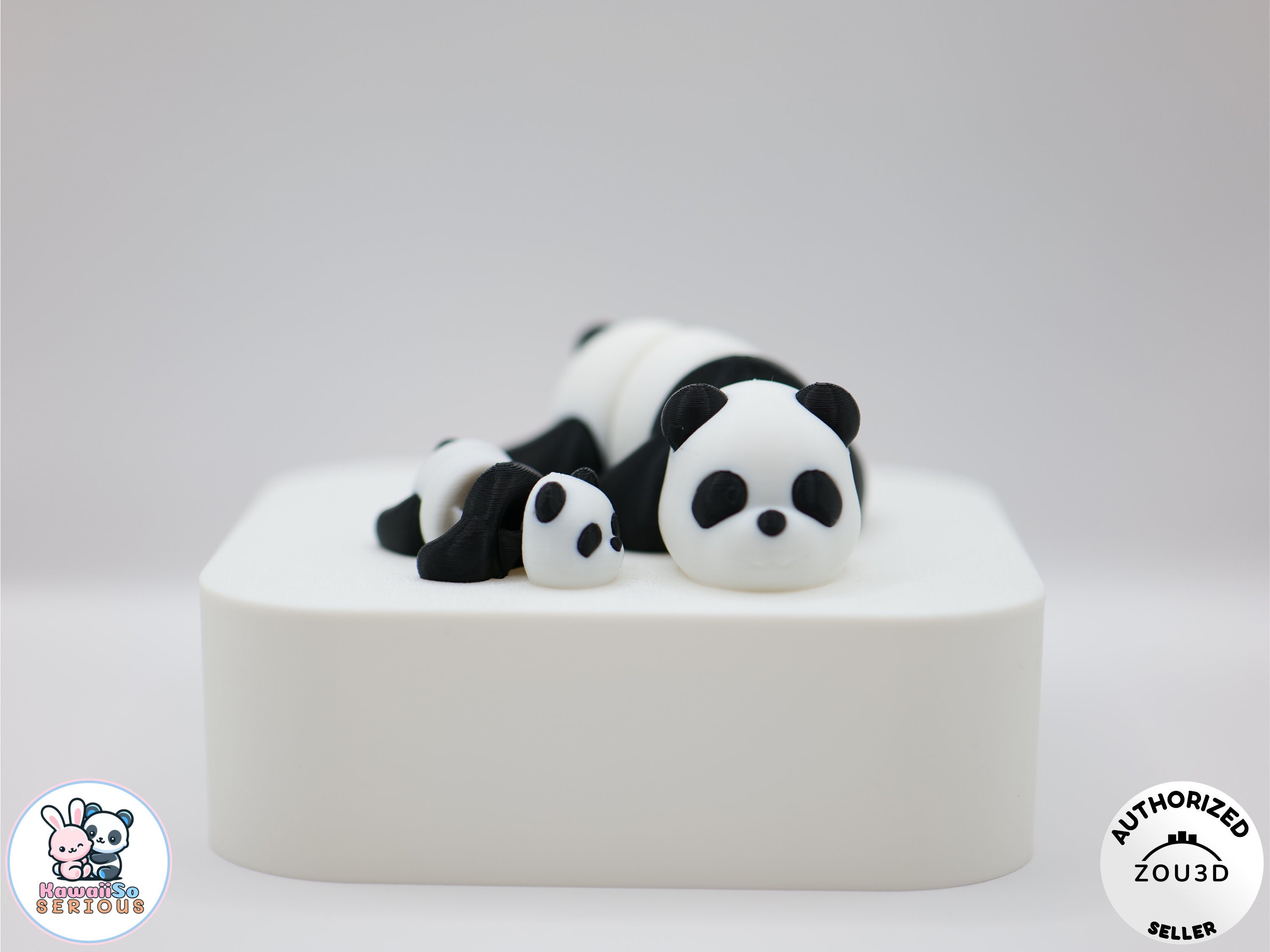 Cute Panda Flexi Fidget Toy Bundle | Articulated 3D Printed Giant Panda ...