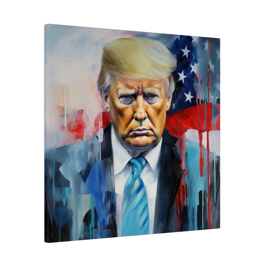 Exclusive Trump Art Series Nr3 Matte Canvas High-quality Vibrant Prints ...