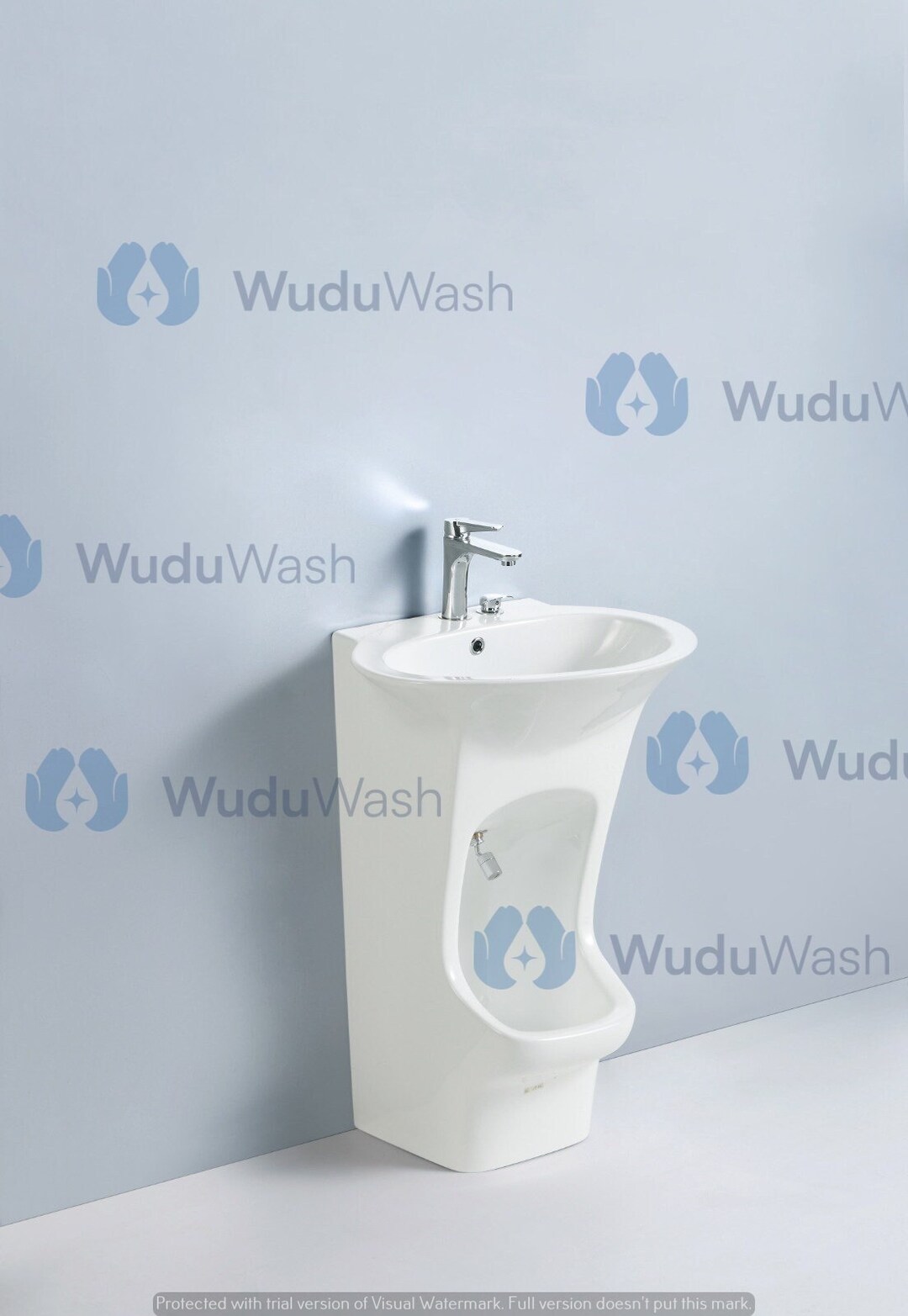Wuduwash Dual Level Wudu Basin 2.0 Large Foot Wash Deep Sink Ablution ...
