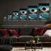 Retro Futuristic Eclipse Art Print Digital Download Poster 24x36 Sci-fi ...