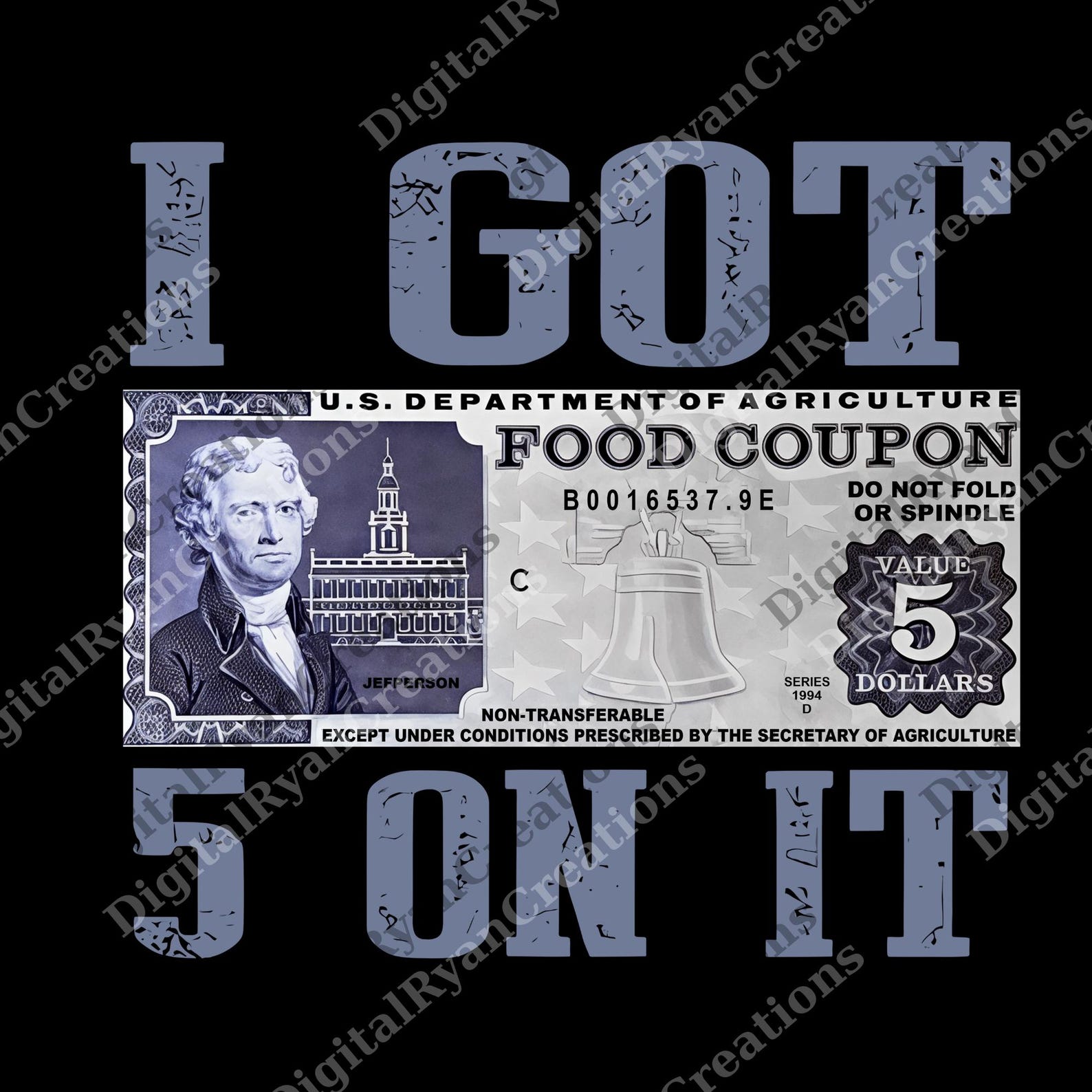 I Got 5 on It Unisex Png, Fun Graphic Png for Friends, Casual Png ...