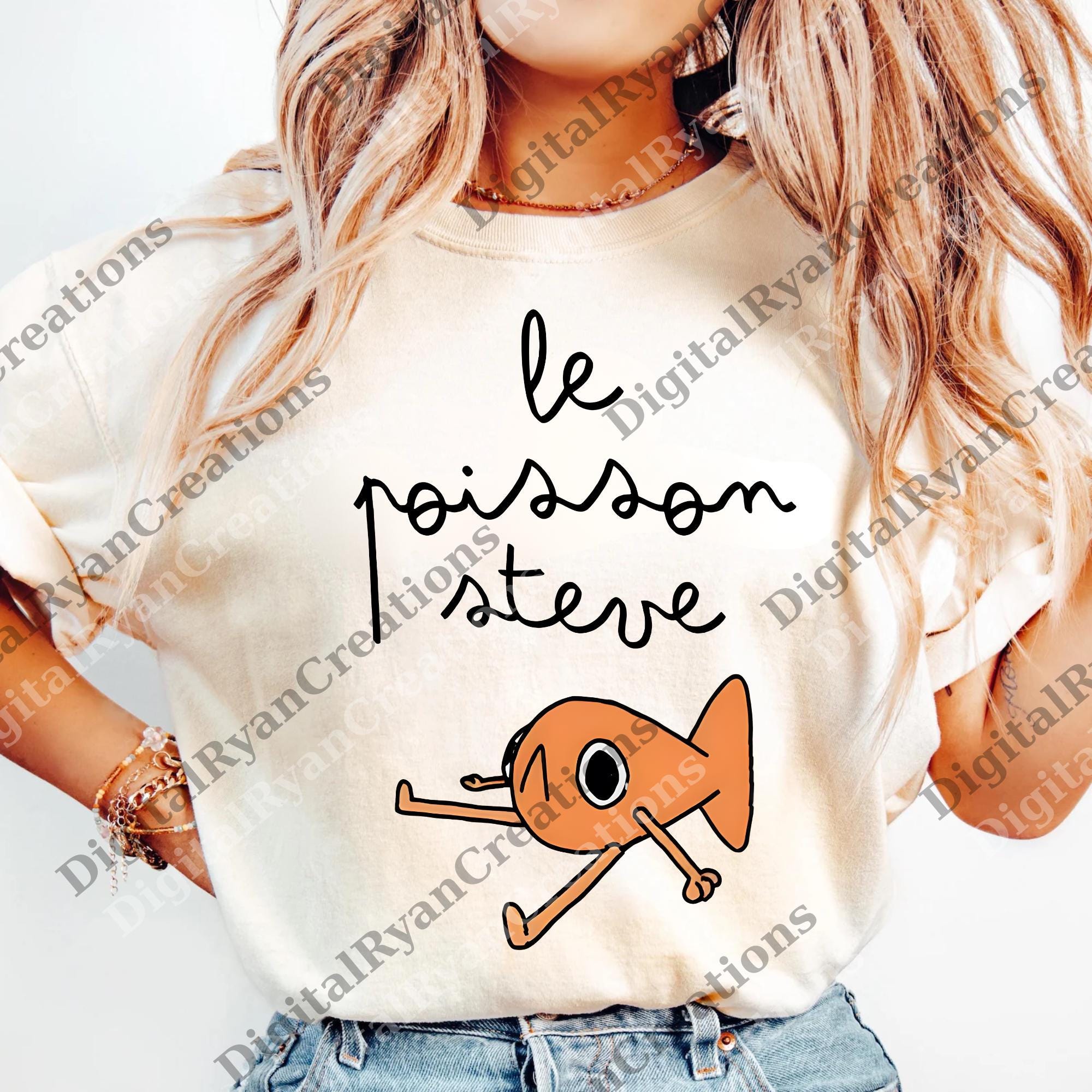 Le Poisson Steve Png, Funny Meme Png, Viral Meme Tiktok Png - Etsy