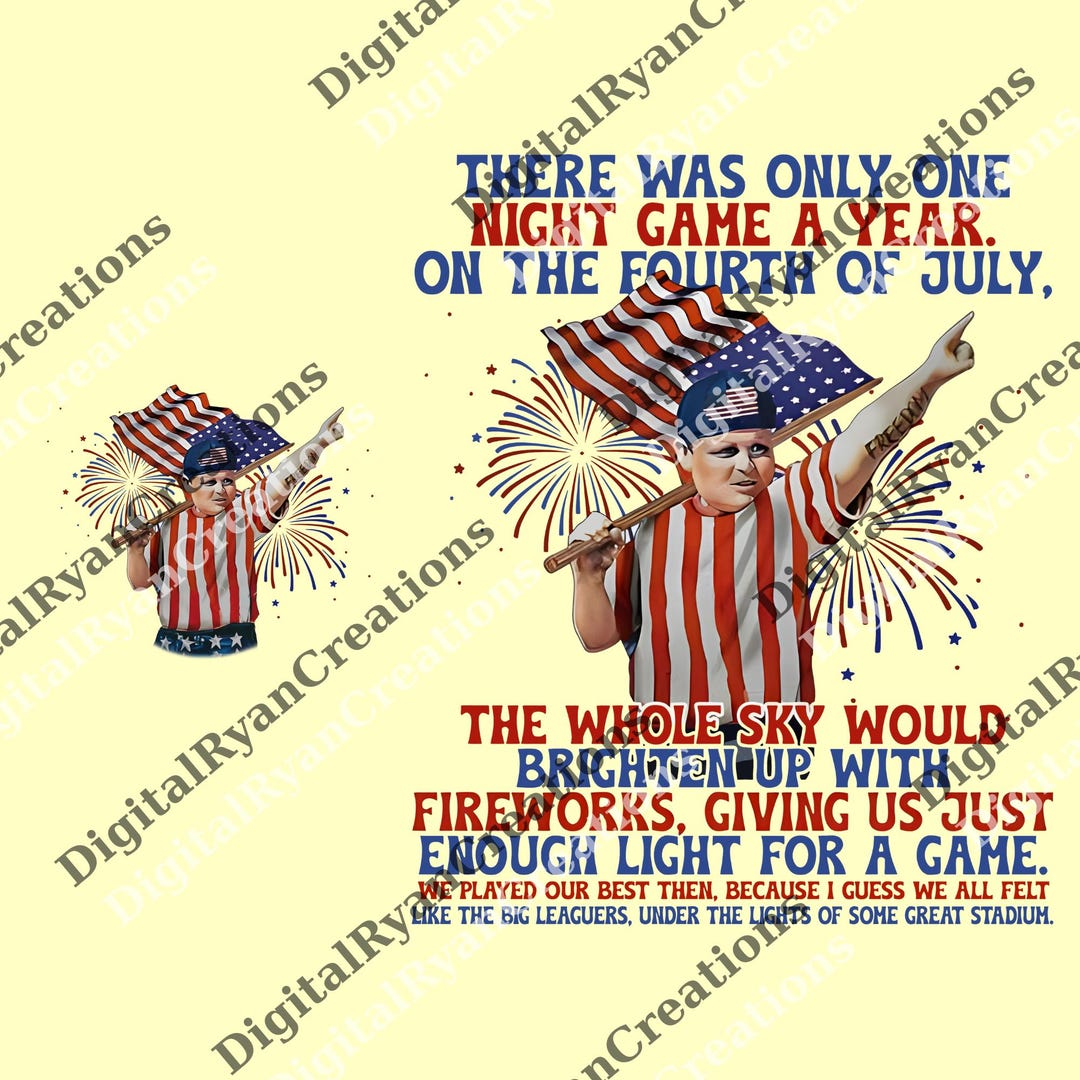 The Sandlot 4th of July Png, Ham Porter Hambino Fireworks 4th of July ...