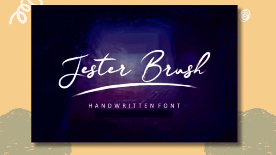 Jester Brush Font, Horror Font, Cricut Font, Halloween Font, Modern ...