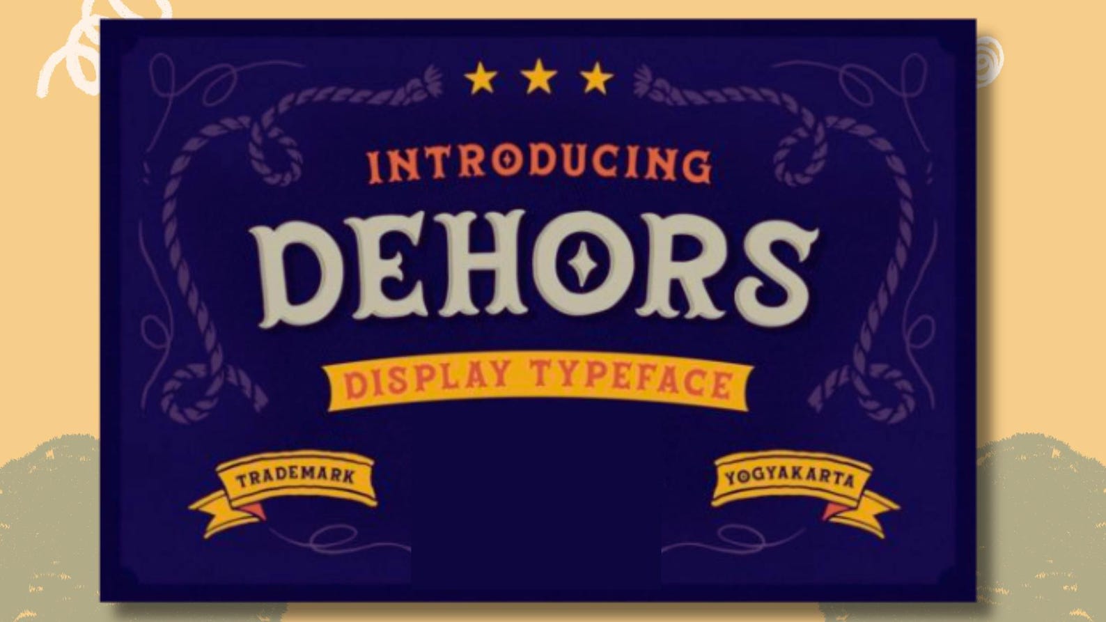 Dehors Font, Vintage Font, Calligraphy Font, Handwritten Font, Modern ...