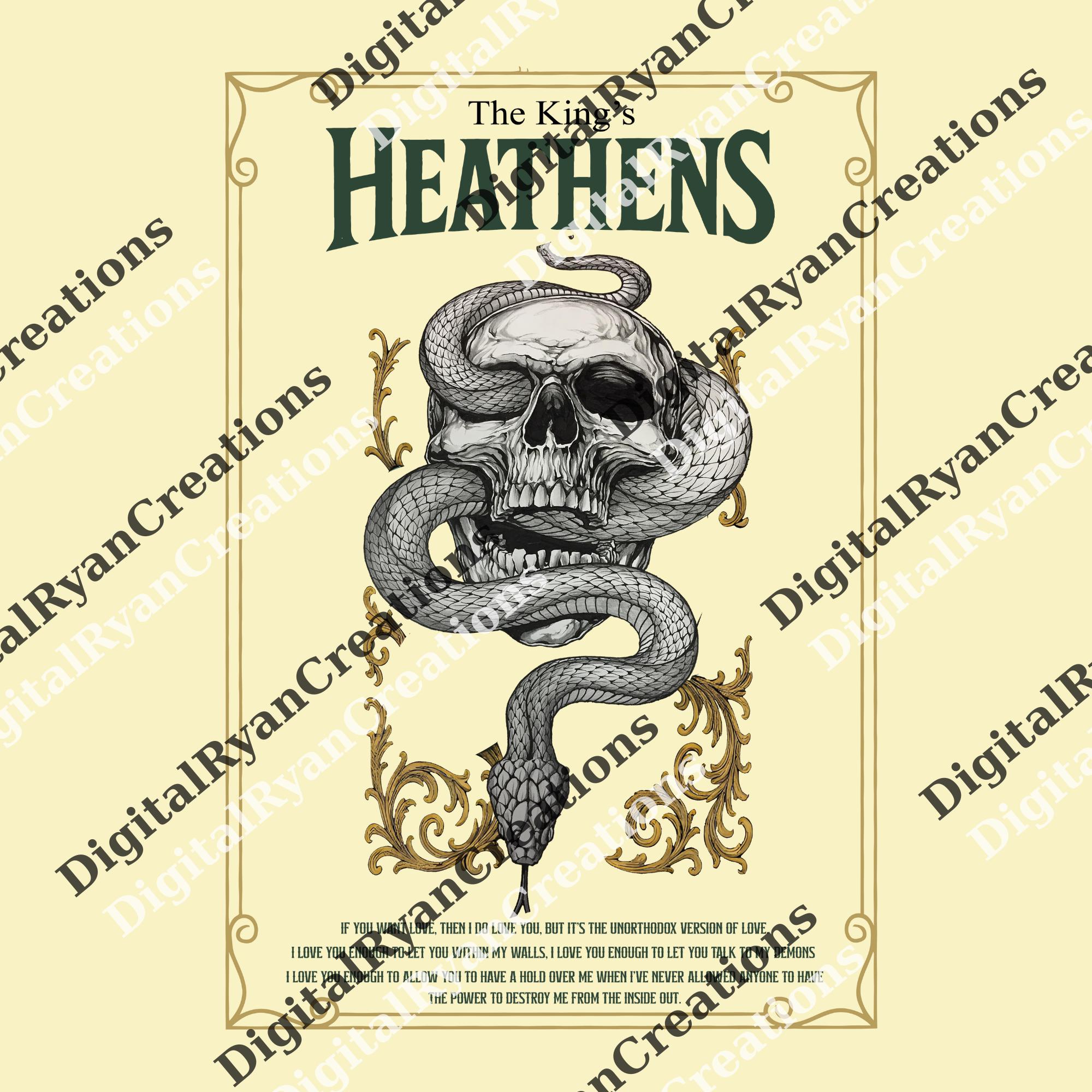 Heathens Legacy of Gods Png, Kiss the Villain Png, Rina Kent Bookish ...